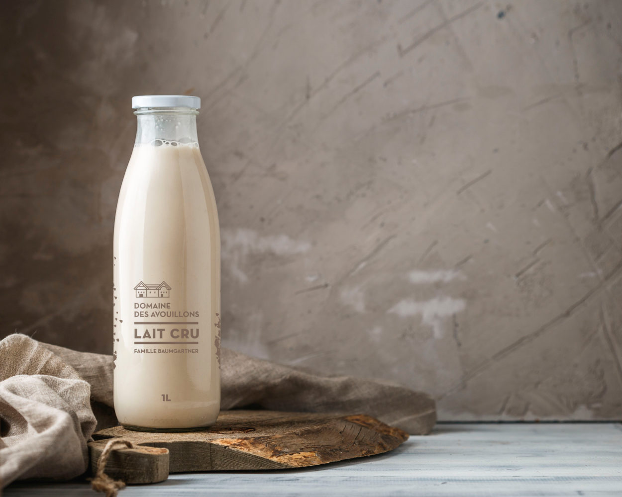 Tendance : Votre lait dans des bouteilles de lait en verre