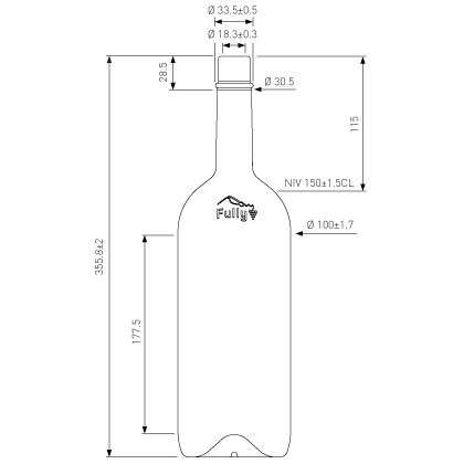 Magnum Bottle Dimensions