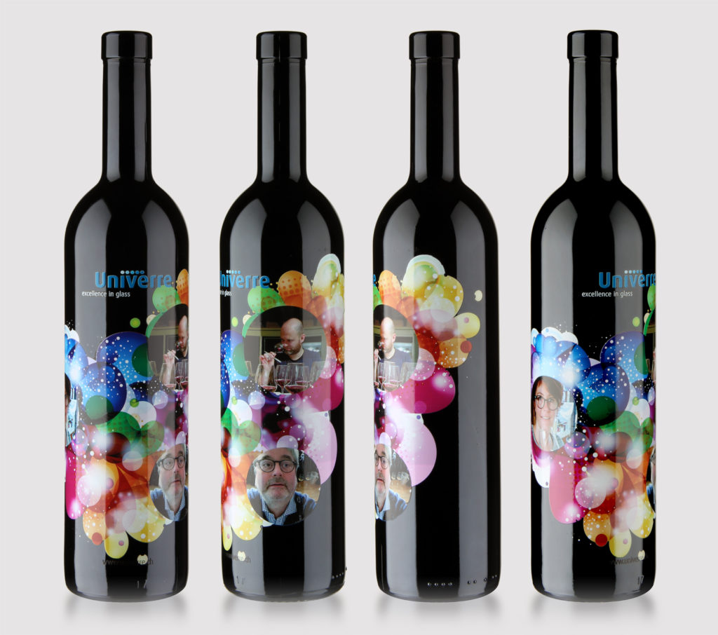 Impression digitale sur verre - Emballages en verre - Univerre Pro Uva SA